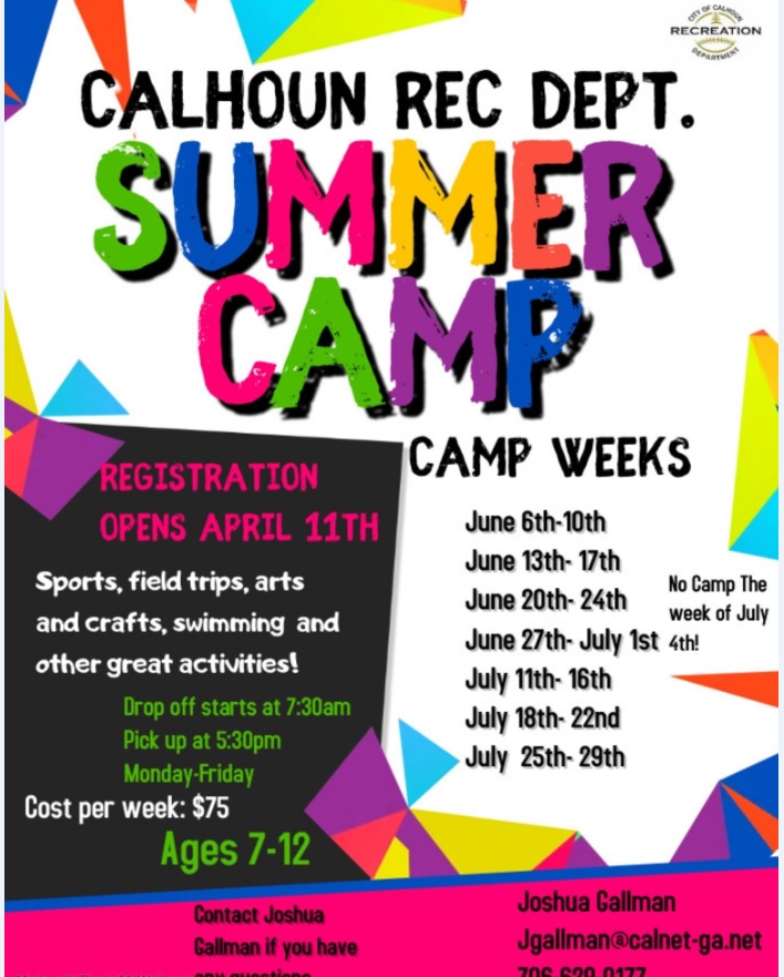 Calhoun Recreation Dept