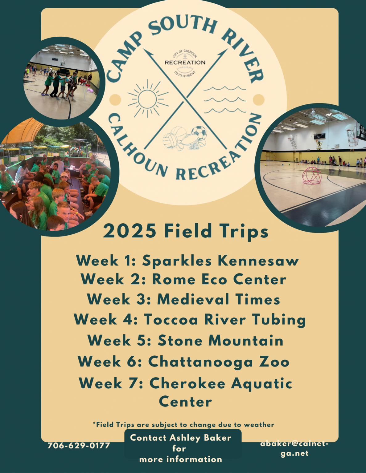 CITY OF CALHOUN RECREATION DEPARTMENT