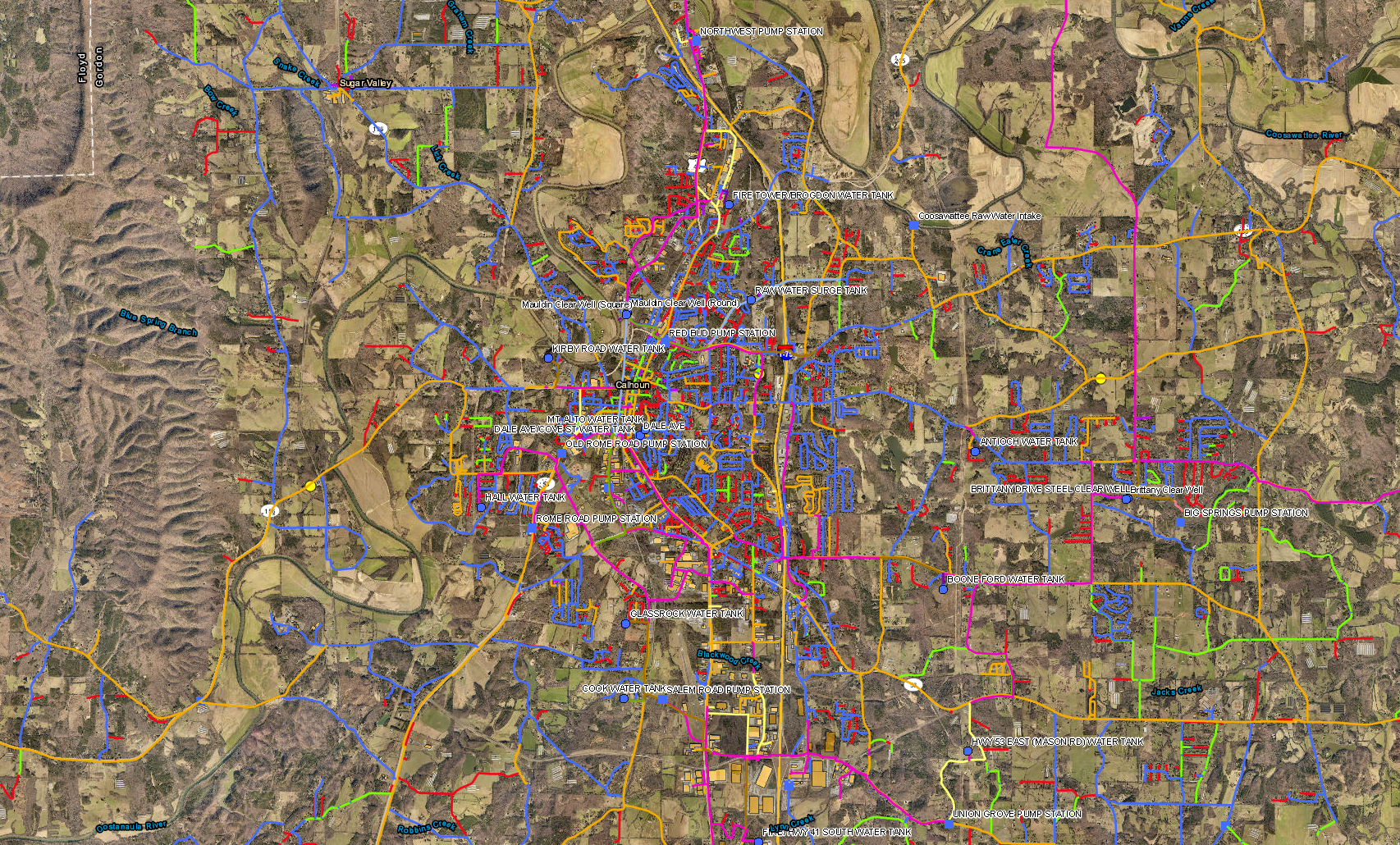 Geographic Information System (GIS) | City of Calhoun, GA